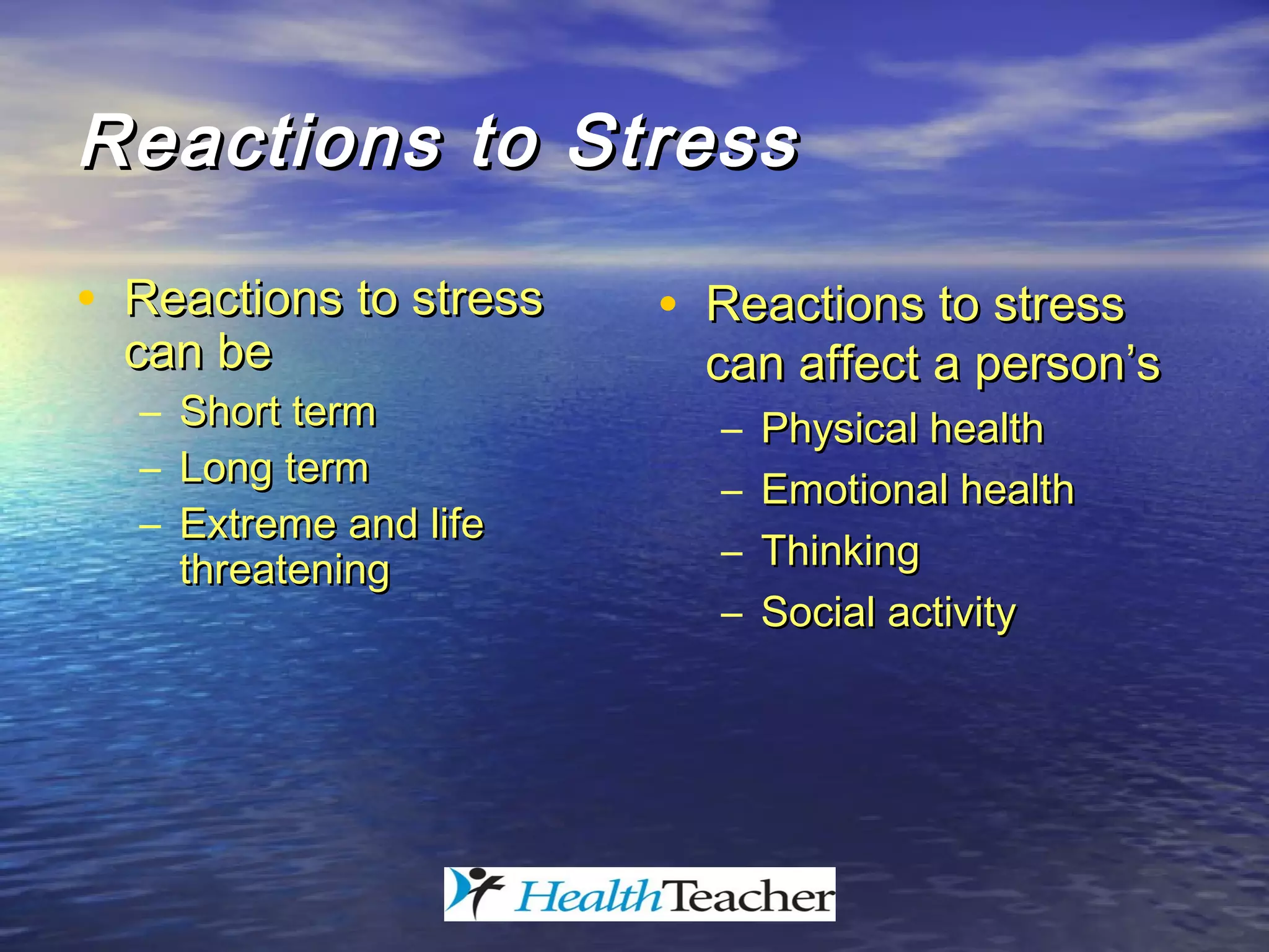 Stress and depression | PPT