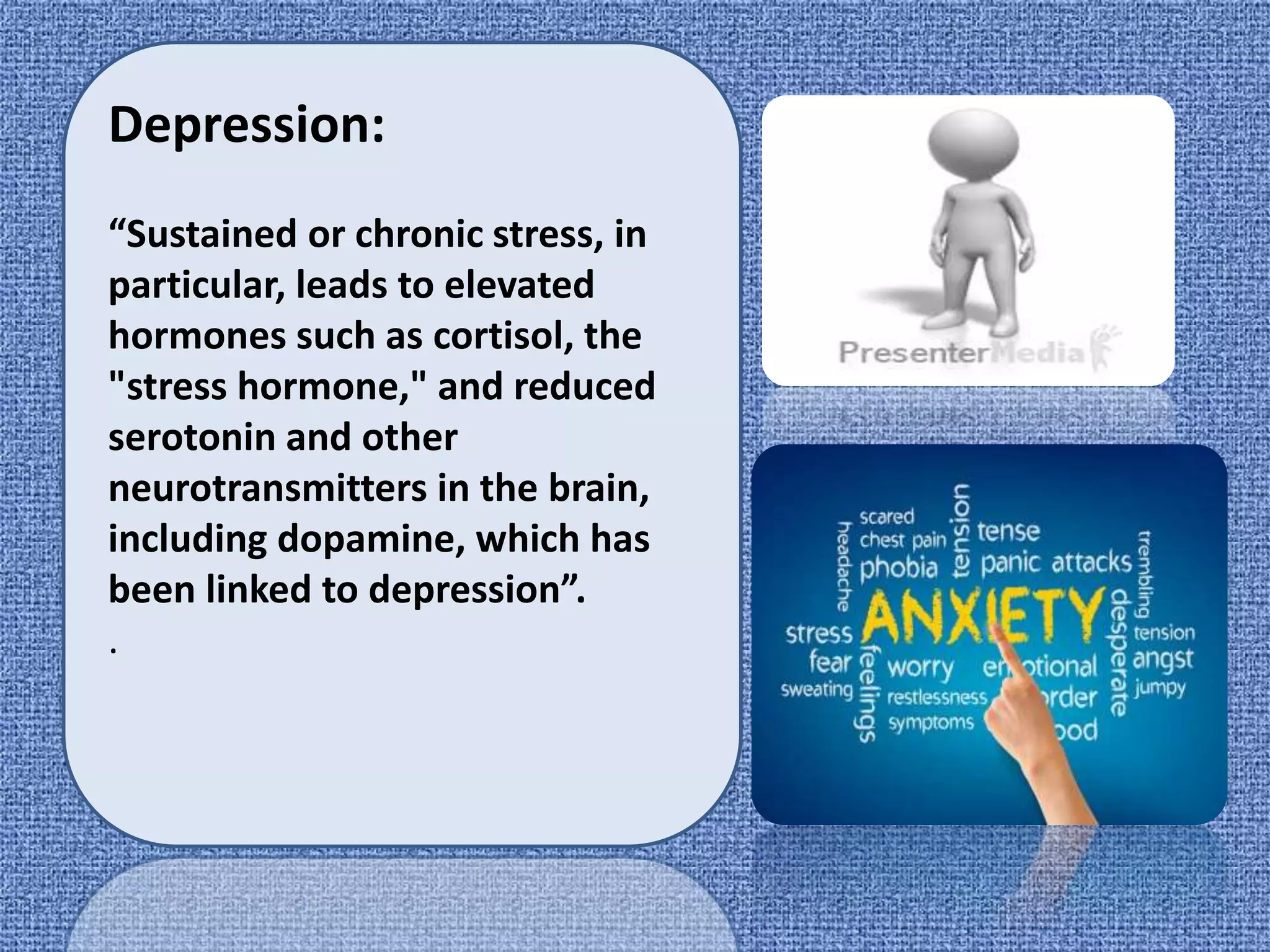 Stress and depression | PPTX