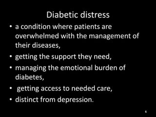 Stress management and diabetes mellitus, a problem complex based ...