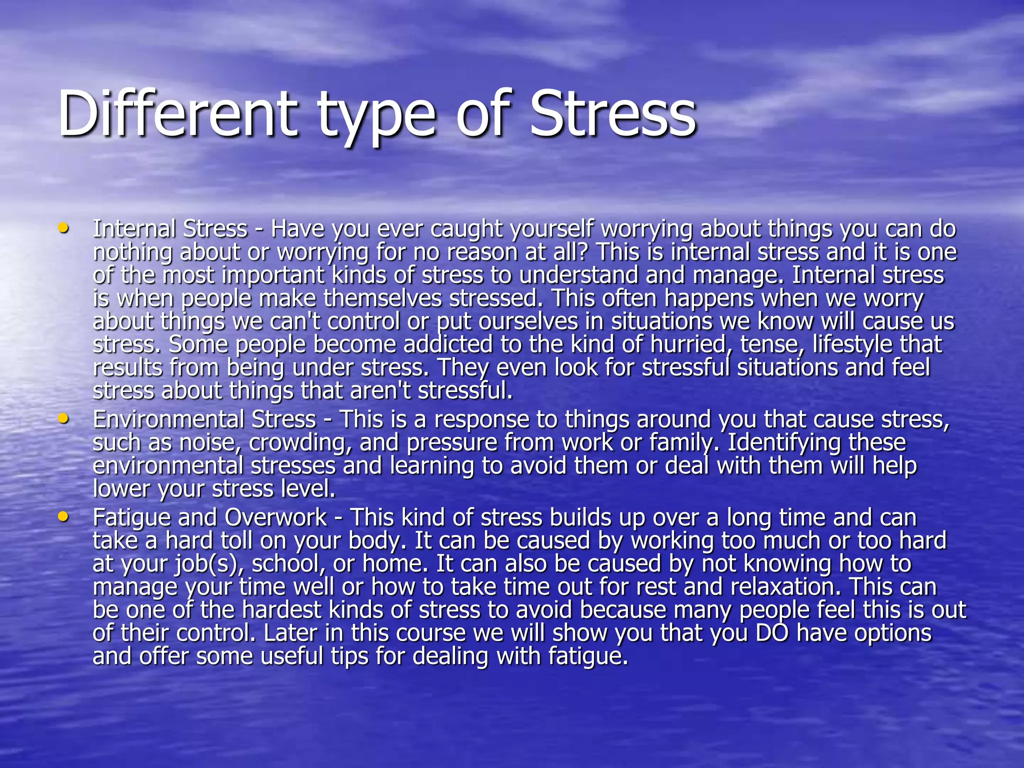 Stress and Distress | PPTX | Mental Health | Diseases and Conditions
