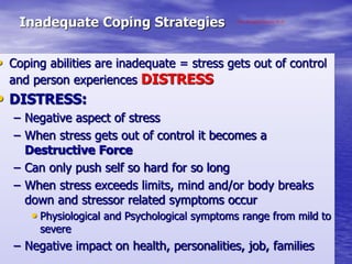 Stress and Distress | PPTX | Mental Health | Diseases and Conditions