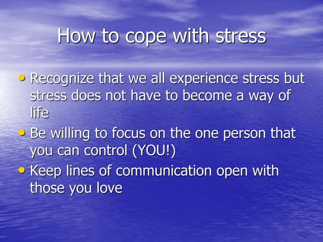 Stress and Distress | PPTX