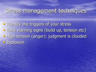 Stress and Distress | PPTX