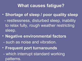 Stress and fatigue on ships | PPT