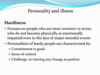 Lecture 8: Stress and illness - Dr. Reem AlSabah | PDF
