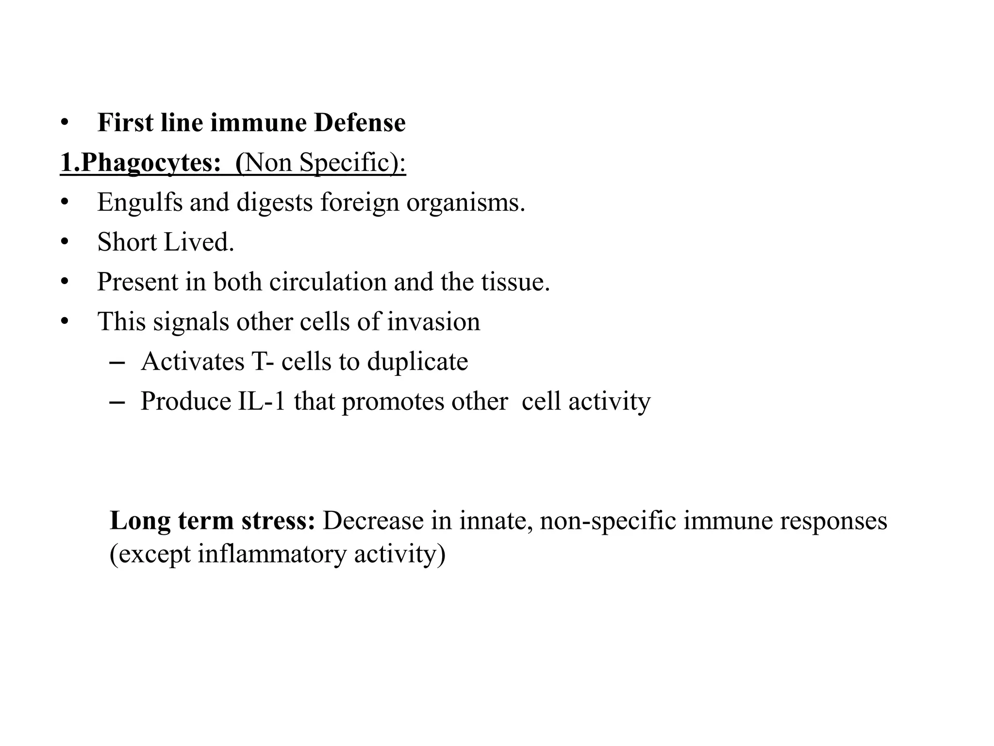 Stress and immune system | PPTX