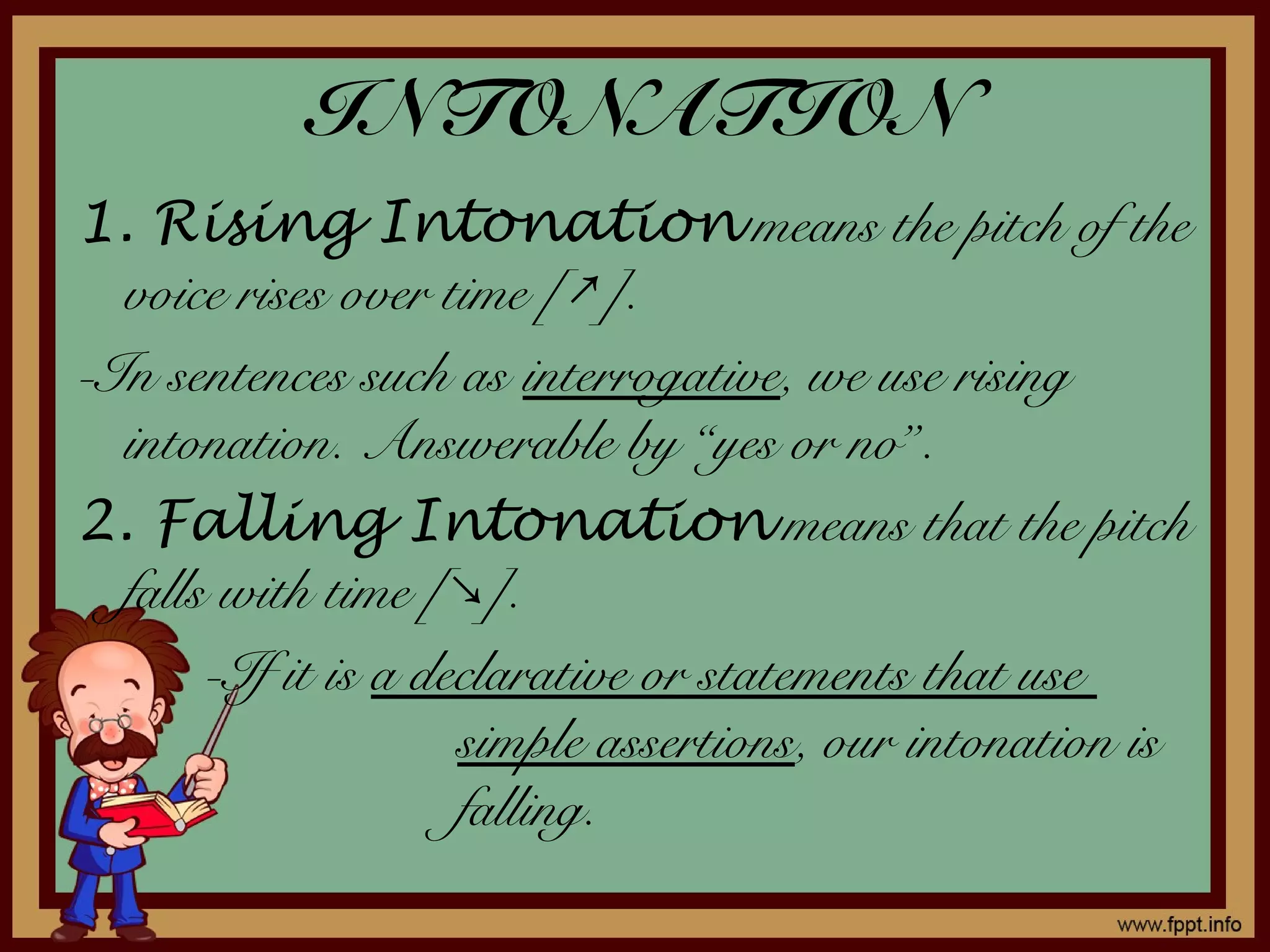 Stress and intonation | PPT