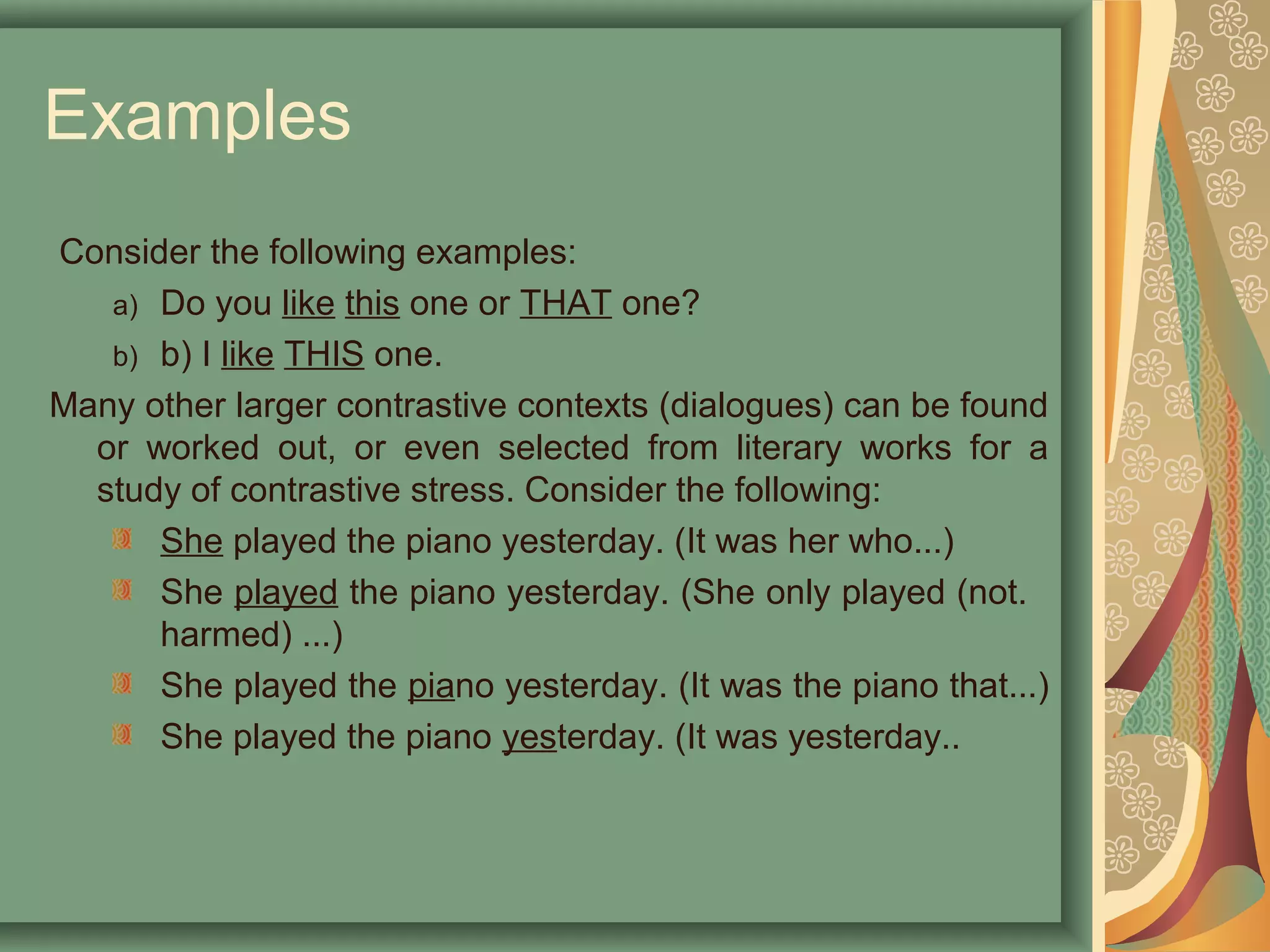 Stress and intonation | PPT