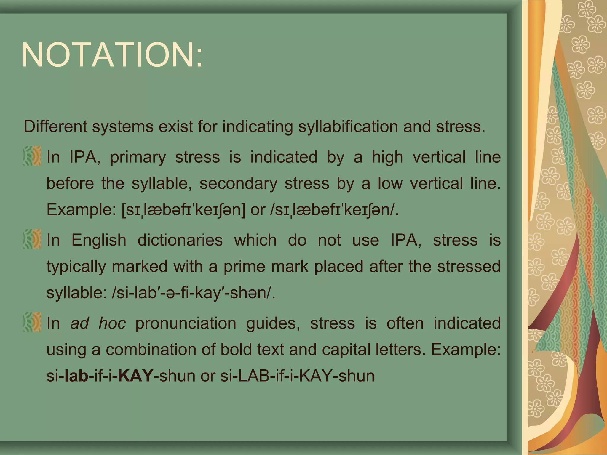 Stress and intonation | PPT
