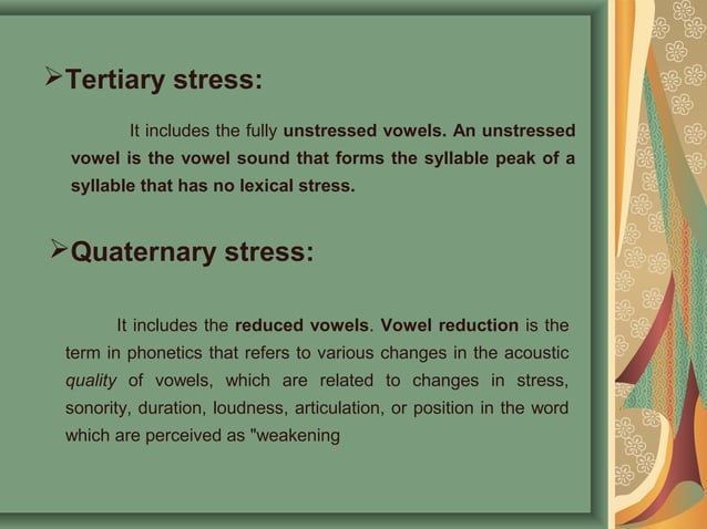 Stress and intonation | PPT