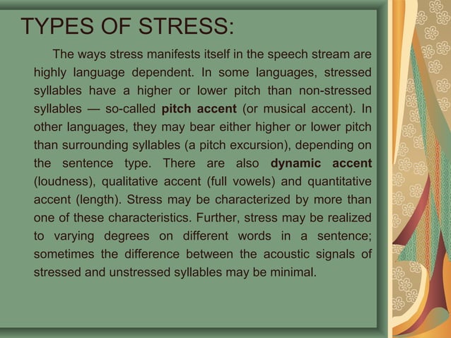 Stress and intonation | PPT