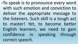 Stress and intonation | PPTX
