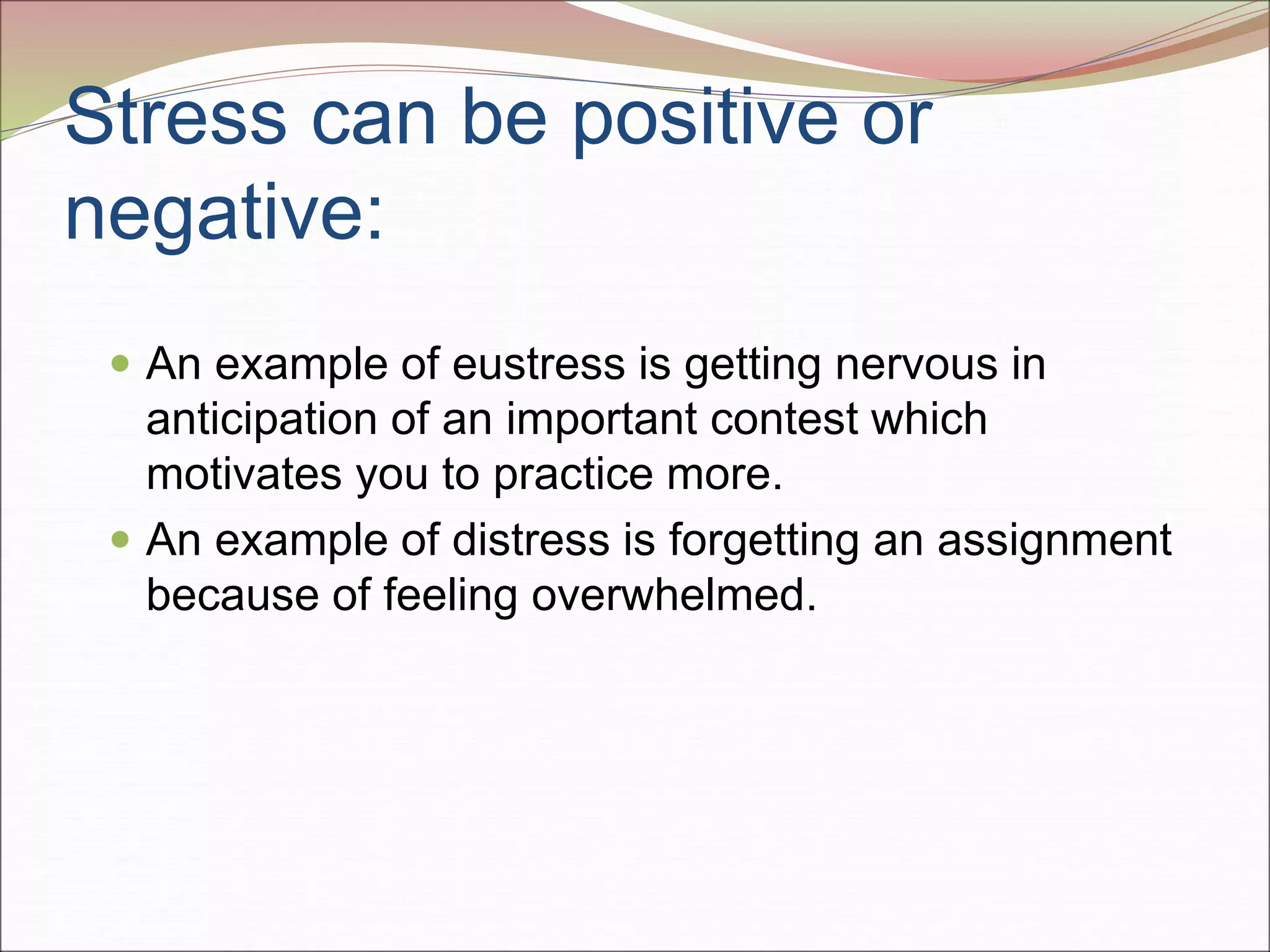 Stress and it's effects ppt final | PPT