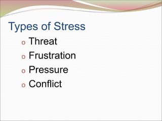 Stress and it's effects ppt final | PPT