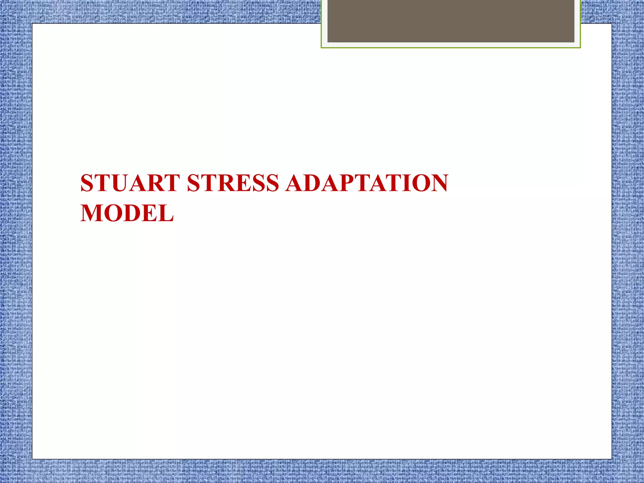 Stress and management | PPTX