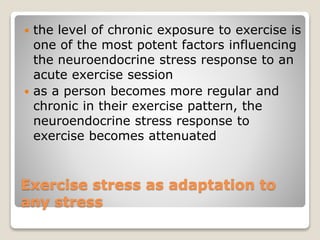 Stress and Physical Activity | PPTX