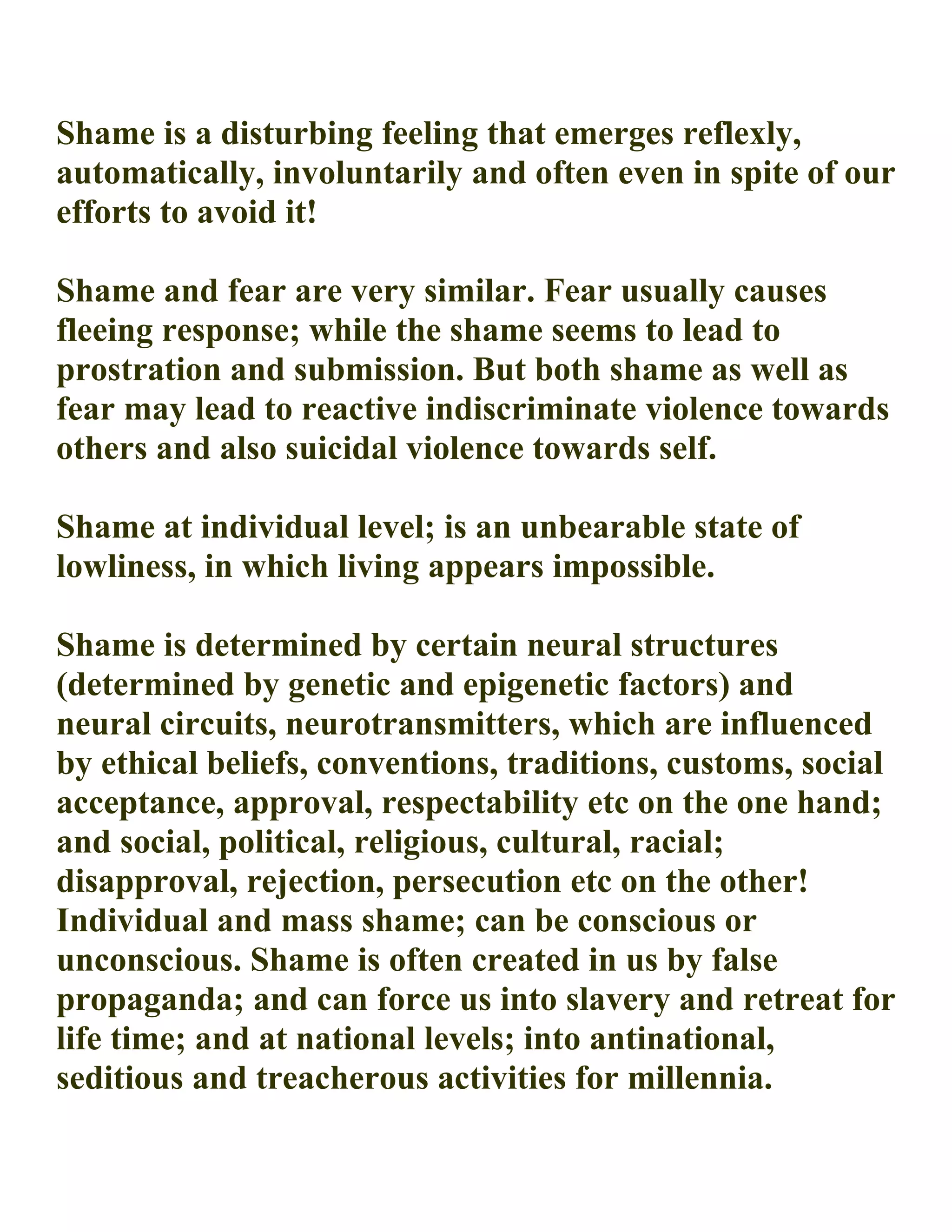 Stress and shame dr. shriniwas kashalikar | DOC