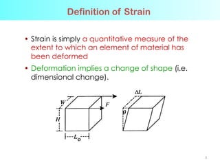 Stress and strain | PDF