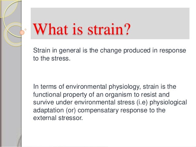 Stress And Strain stress-and-strain