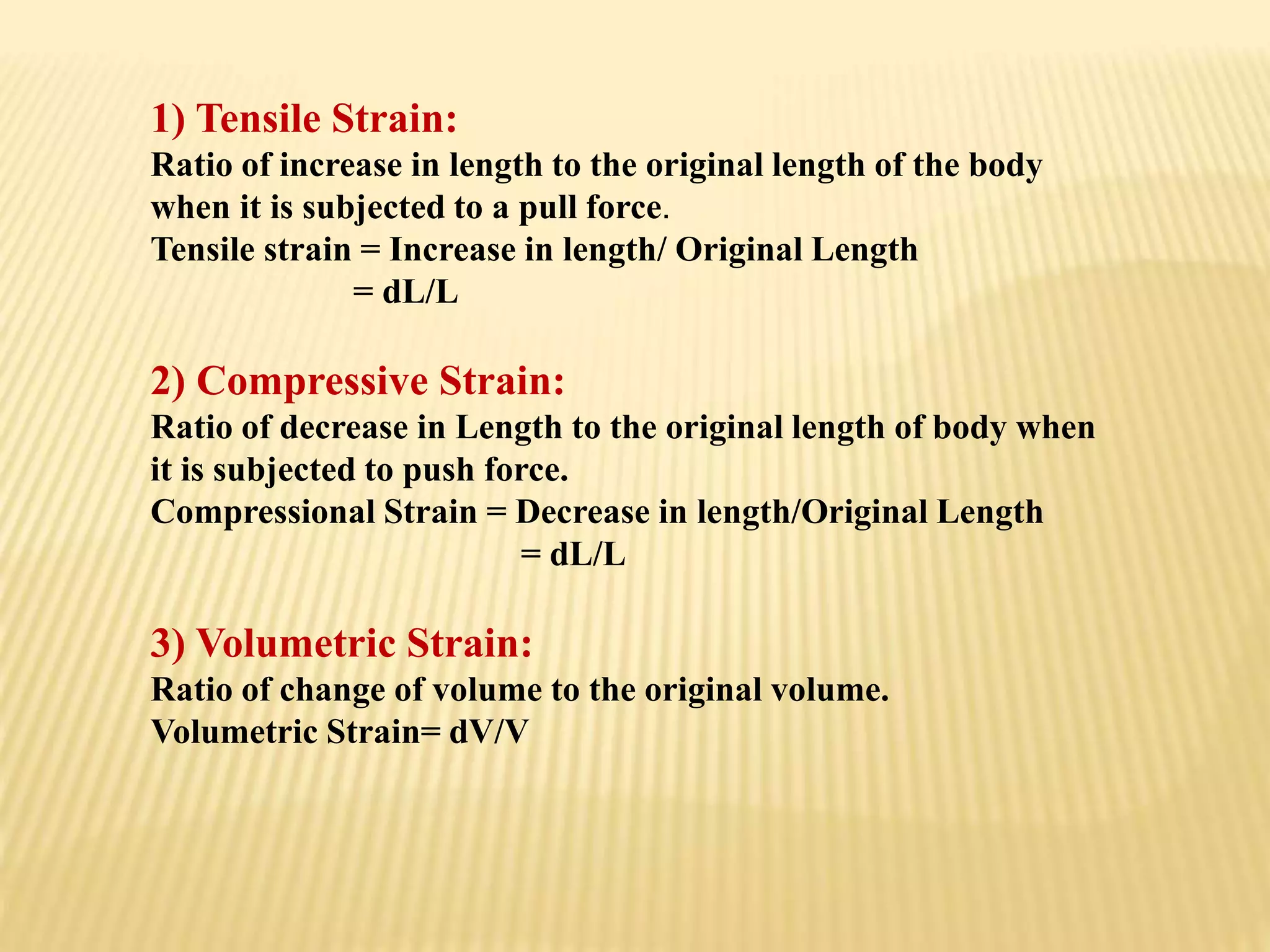 Stress and strain | PPTX