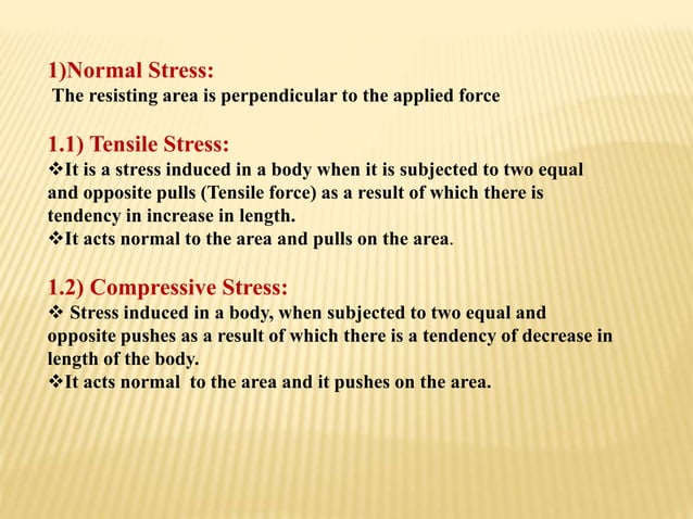 Stress and strain | PPTX