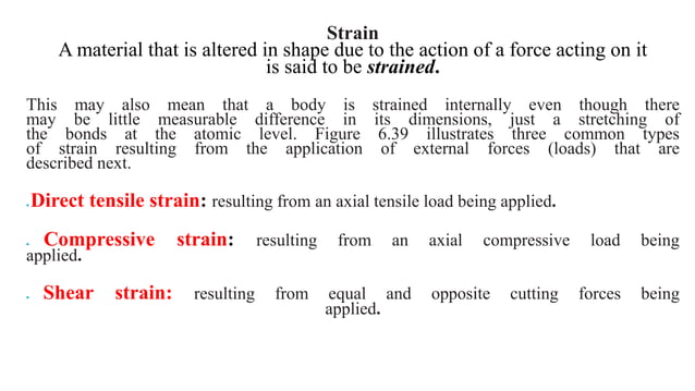 Stress and strain | PPTX