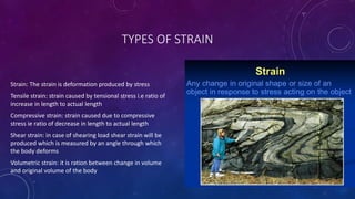 Stress and strain | PPT