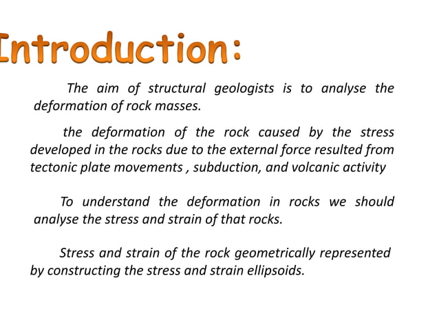 Stress and strain ellipsoid | PPTX | Geology | Science