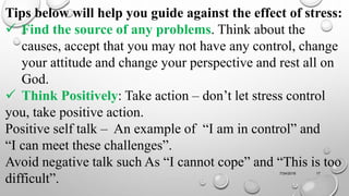 Stress and stress management | PPT