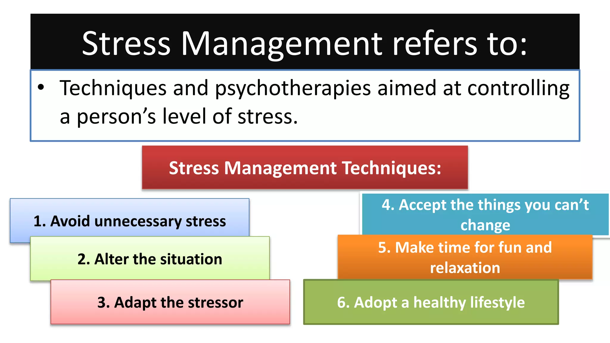 Stress and stressors | PPTX