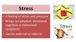 Stress and stressors | PPTX