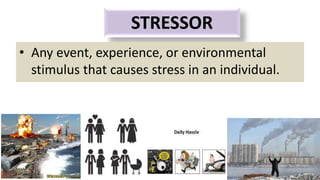 Stress and stressors | PPTX