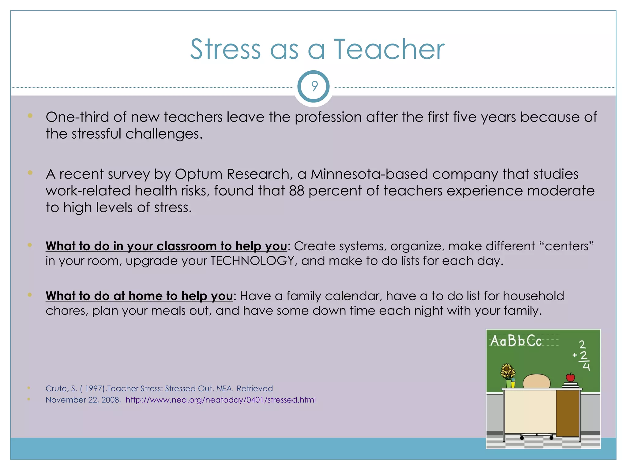 Stress and the Classroom | PPT
