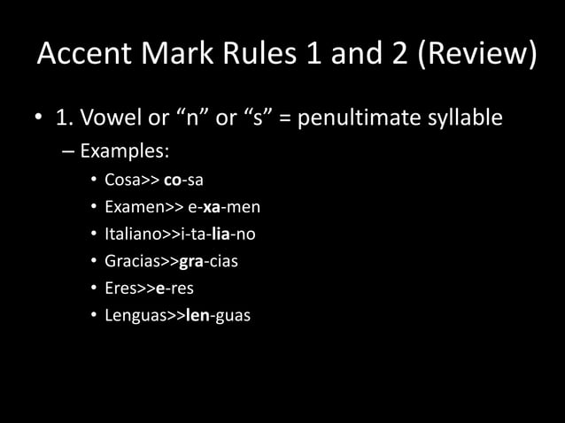 3-Stress and written accent marks part 2 (recorded in 2prts) | PPT