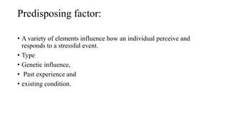 Stress as environmental response | PPTX