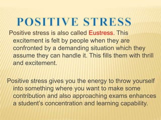 Stress assignment praneet | PPTX