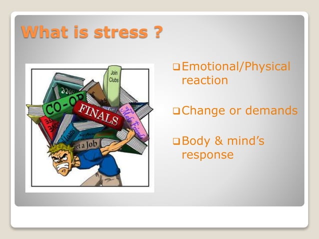 Stress associated with being a student | PPTX | Mental Health ...
