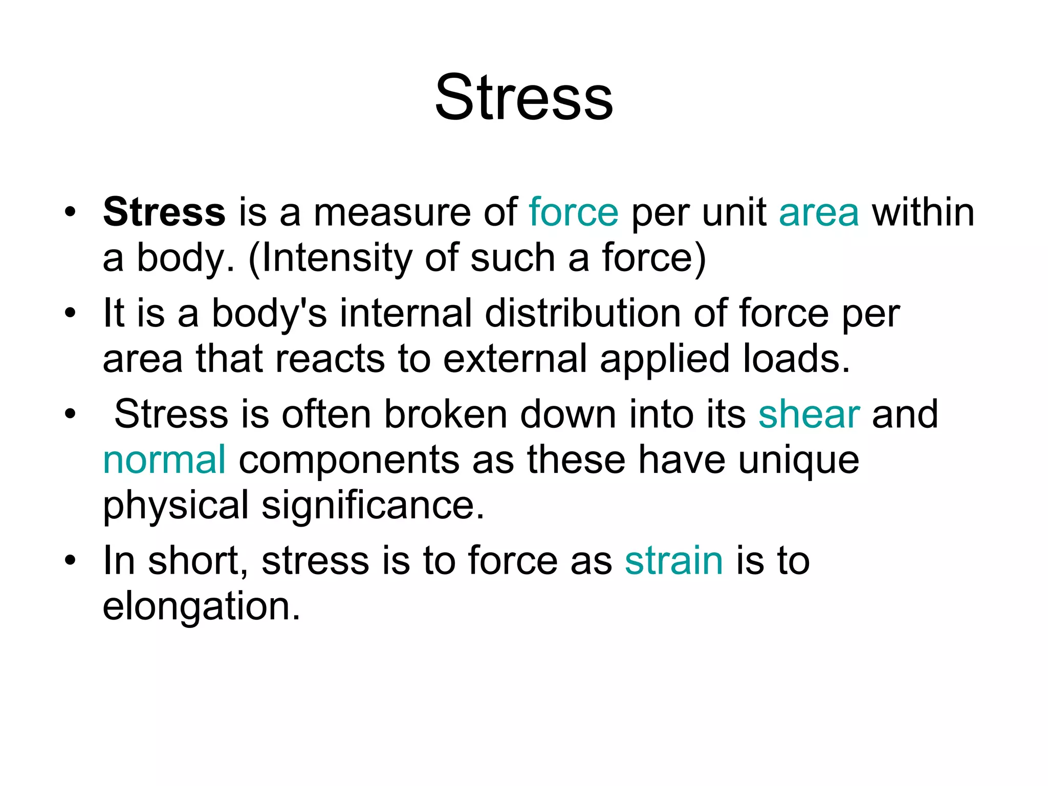 Stress at a point | PPT