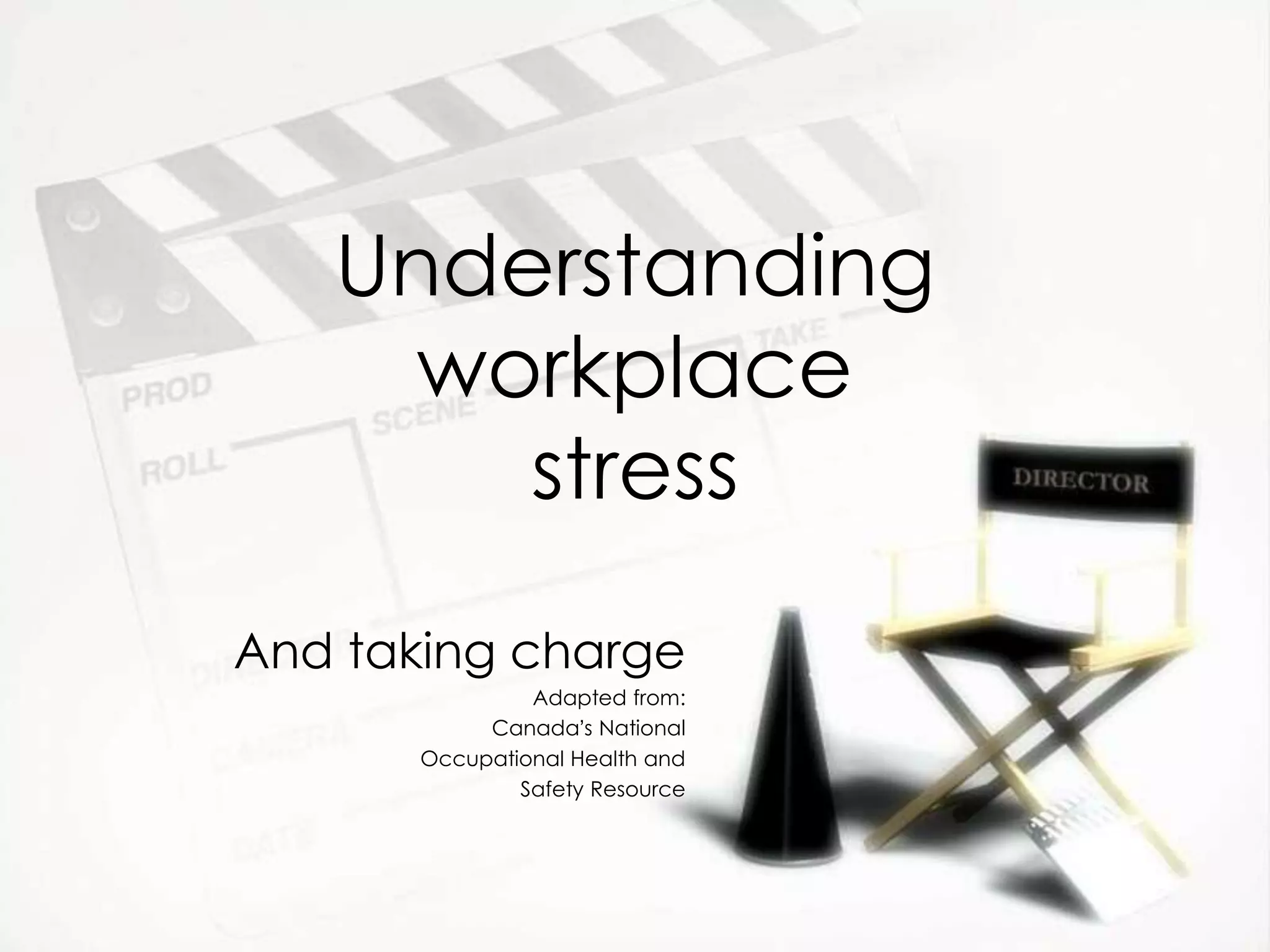 Stress at work | PPTX
