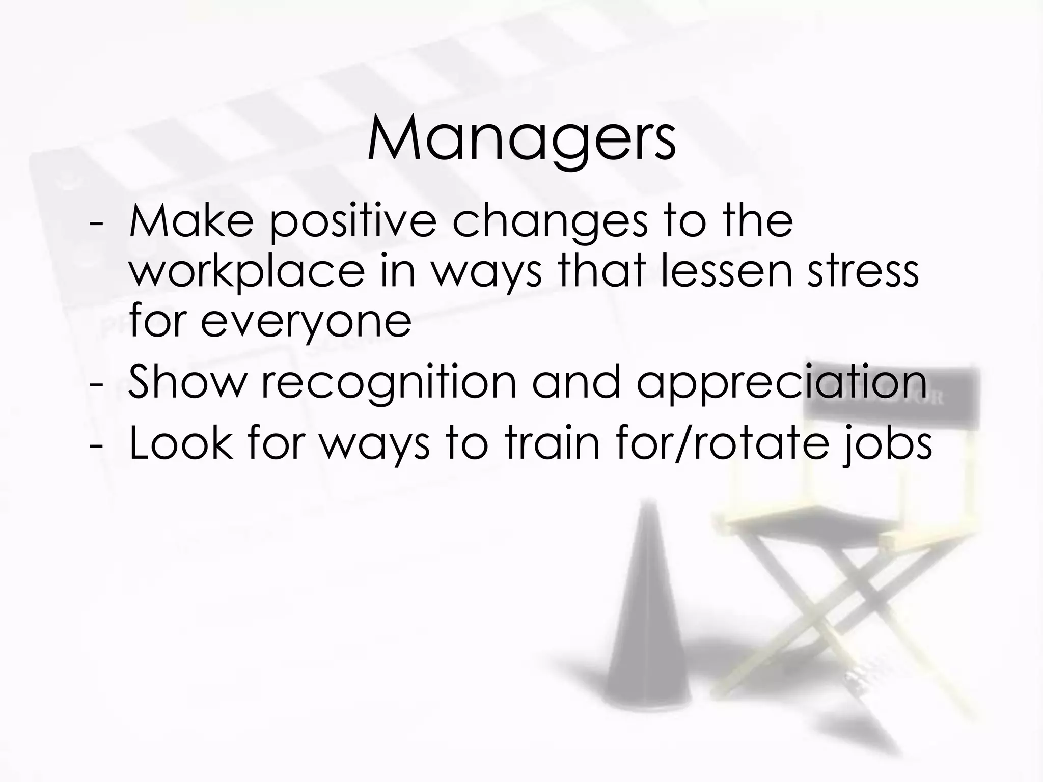 Stress at work | PPTX