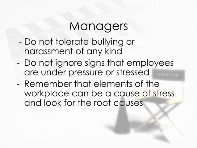 Stress at work | PPTX