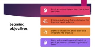 Stress Awareness Month - Self Care Lesson | PPTX