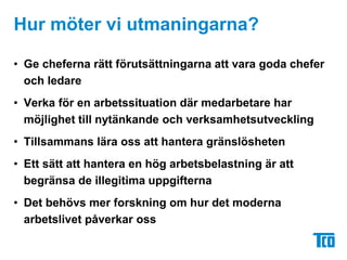TCO Stressbarometer 2013 DIA | PDF | Careers
