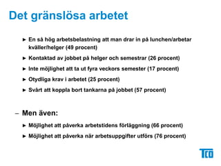TCO Stressbarometer 2013 DIA | PDF | Careers