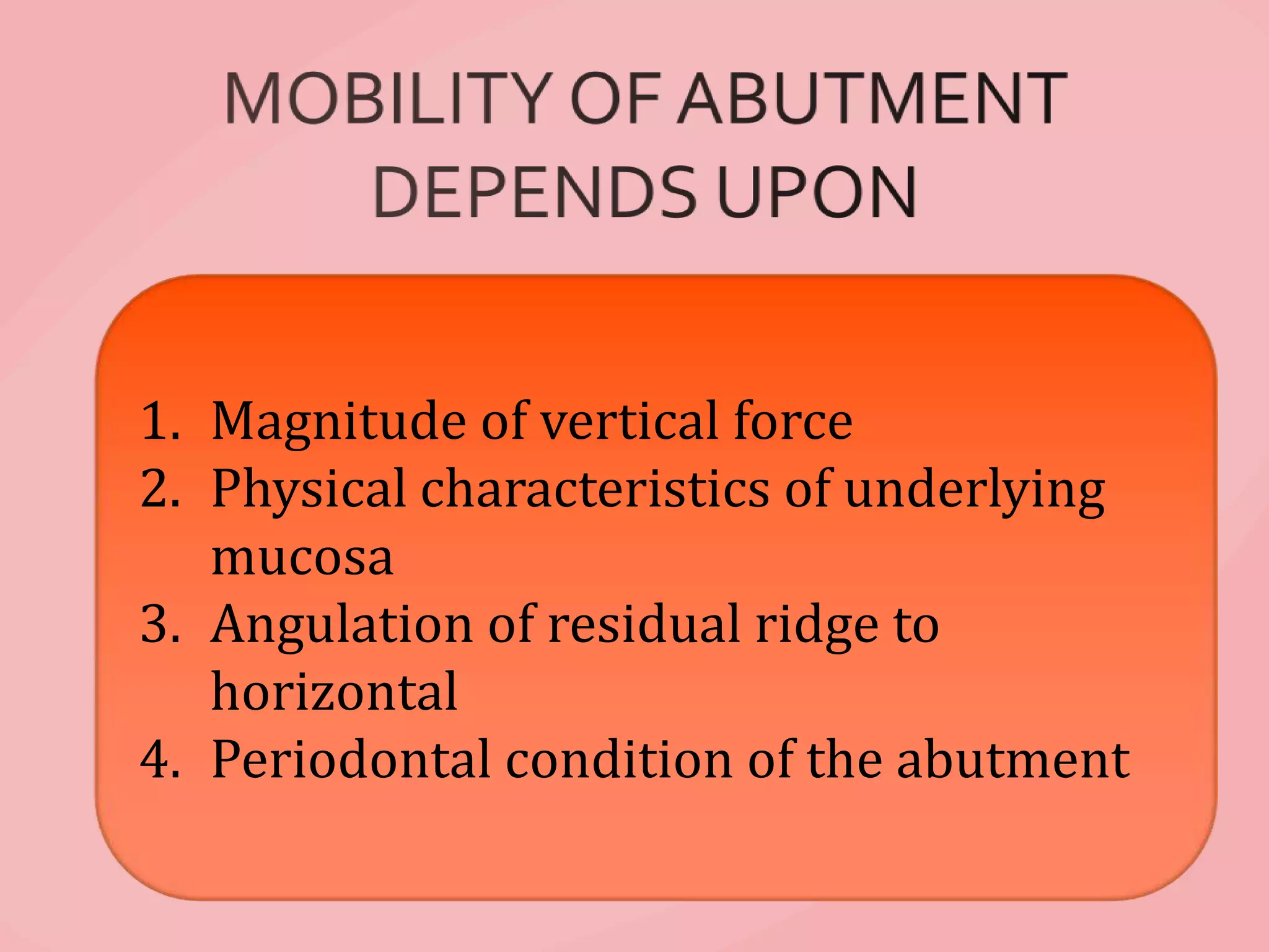 Stress breaker in rpd | PPT
