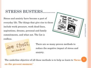 Stress busters................. | PPT