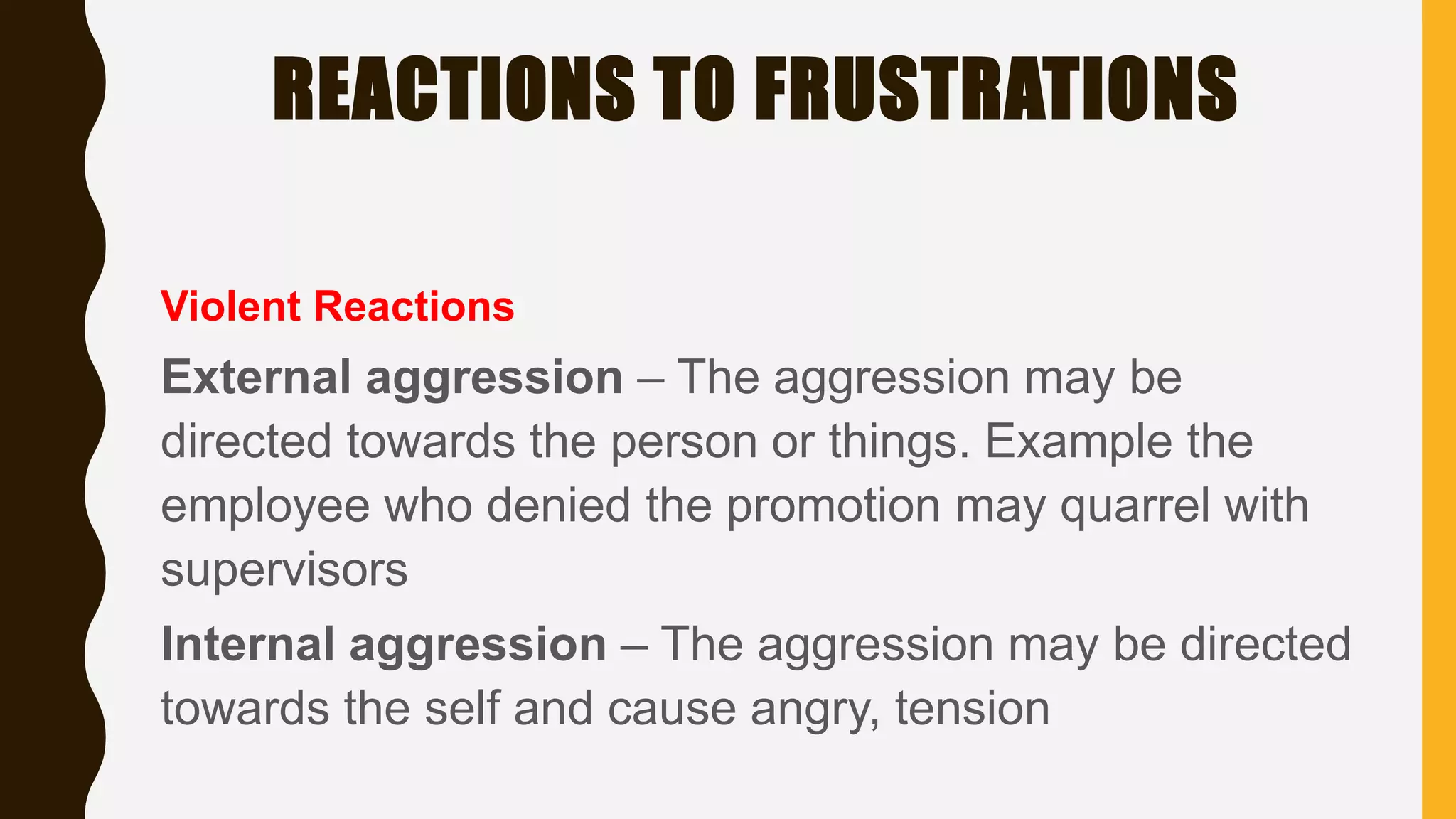 Stress ,conflict and frustration | PPTX