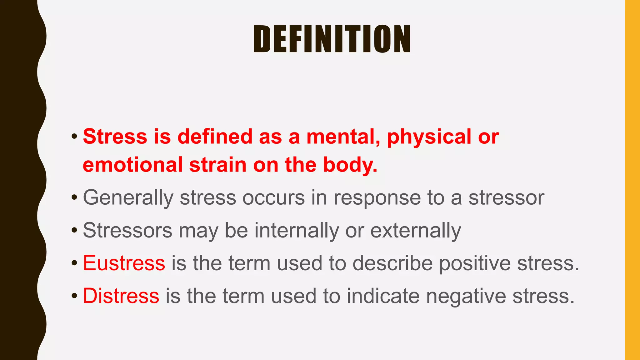 Stress ,conflict and frustration | PPTX