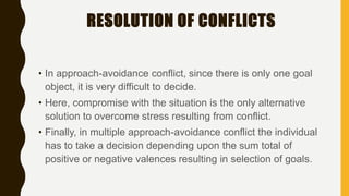 Stress ,conflict and frustration | PPTX