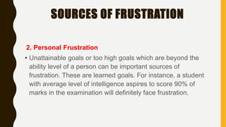Stress ,conflict and frustration | PPTX